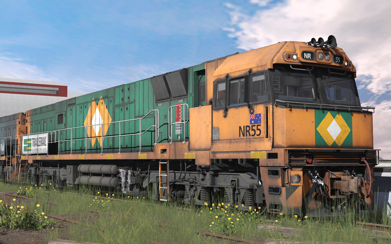Trainz 2022 DLC - NR Class Locomotive - Trailerail Pack on Steam