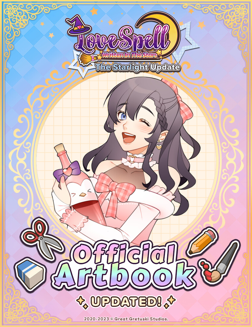 Steam의 Love Spell: Official Digital Art Book