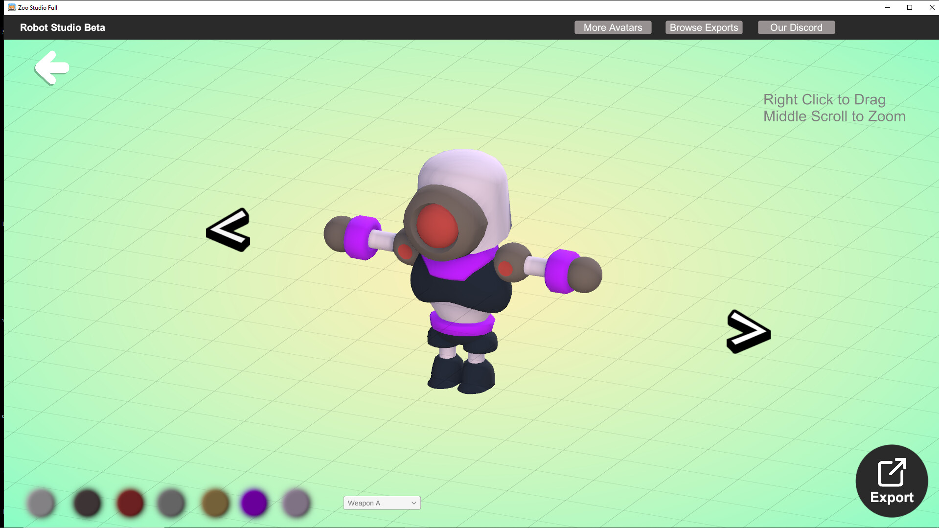 Robot Studio for VRChat and Vroid di Steam