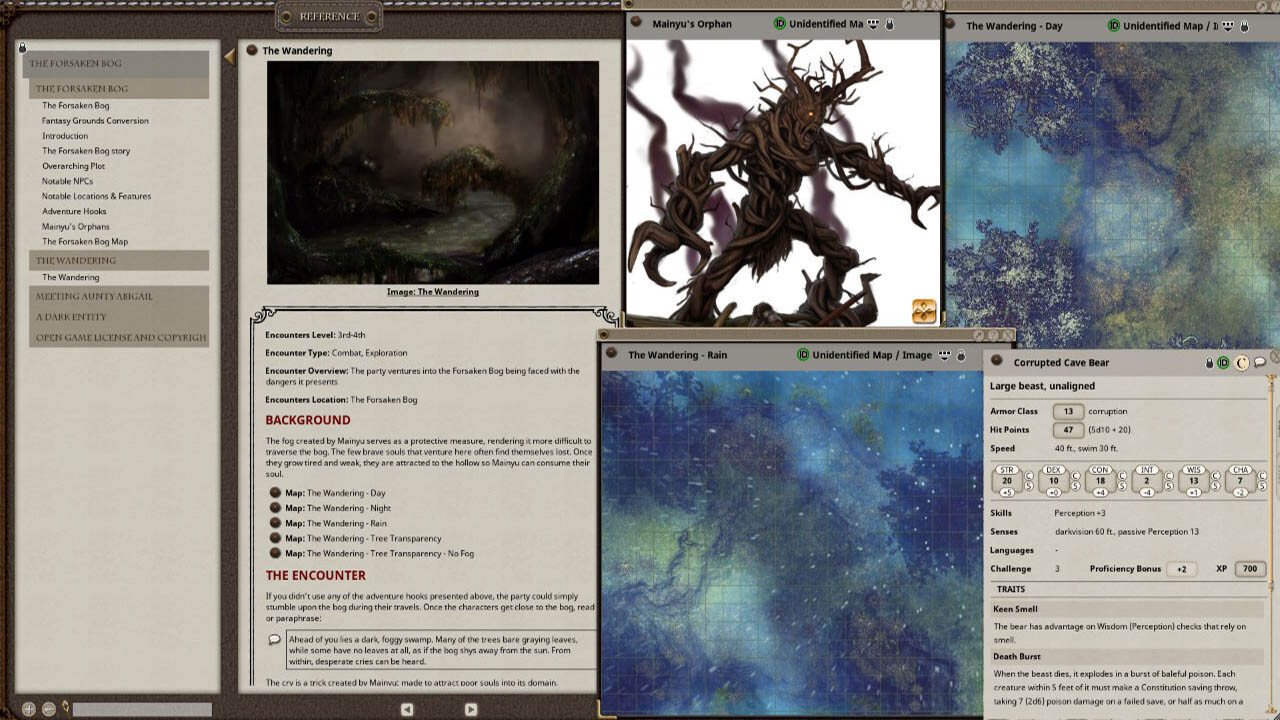 Fantasy Grounds - The Forsaken Bog on Steam