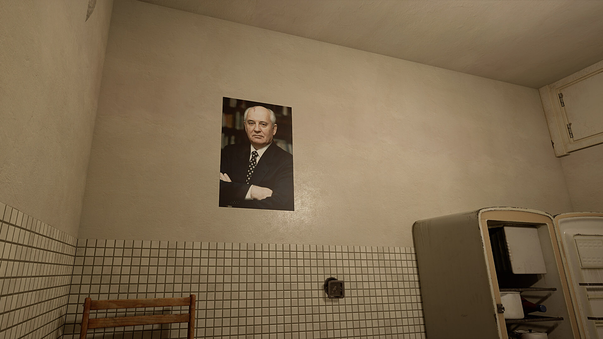 Russian Train Trip 3 Gorbachev S Posters In The Apartment On Steam