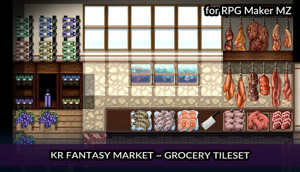 RPG Maker MZ - KR Fantasy Market - Grocery Tileset on Steam