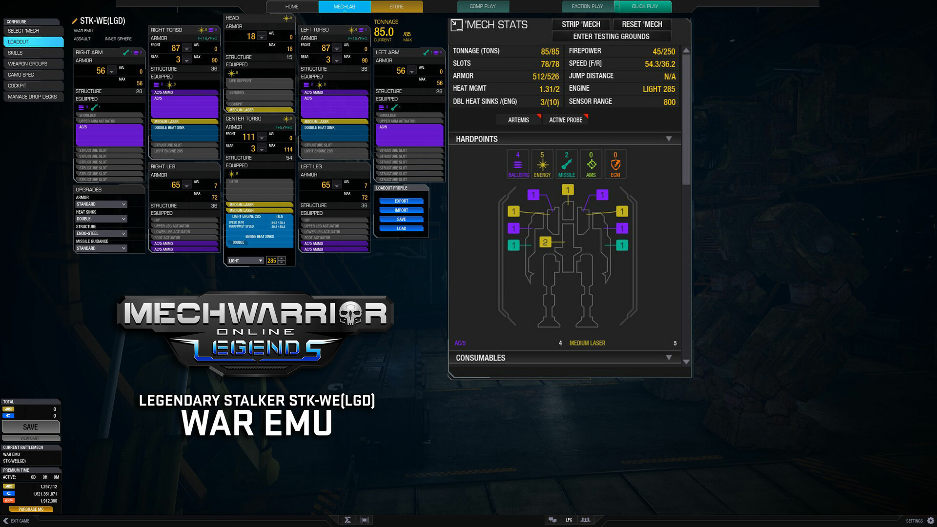 MechWarrior Online™ - War Emu Legendary Mech Pack on Steam