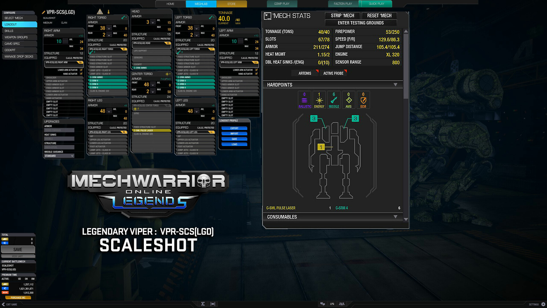 MechWarrior Online™ - Scaleshot Legendary Mech Pack on Steam
