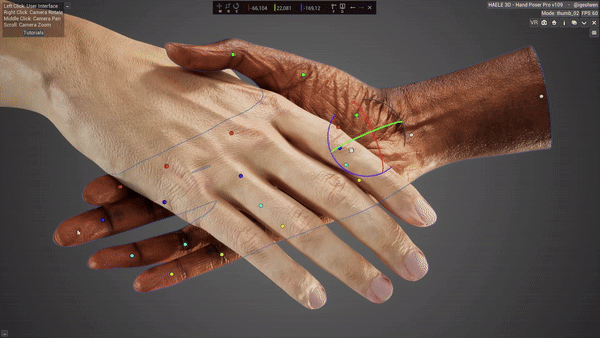 3d Hand Reference