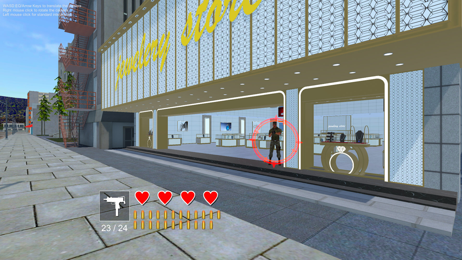 Fighting cop on Steam