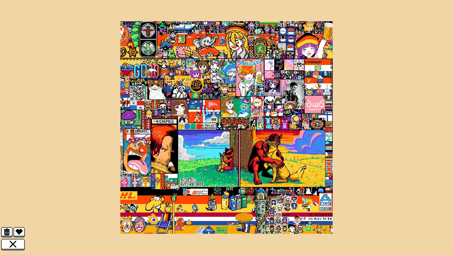 Coloring Pixels - r/Place 2023 Pack on Steam