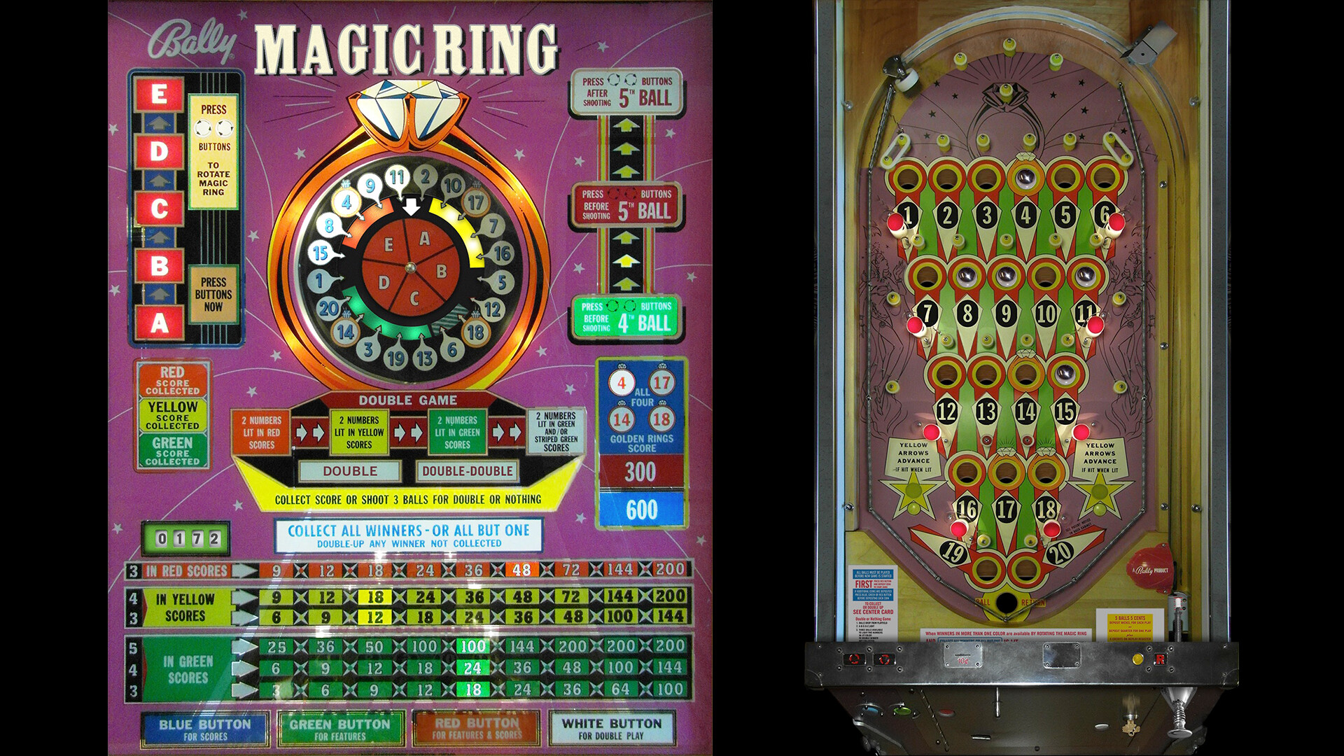 Bingo Pinball Gameroom - Bally Magic Ring on Steam