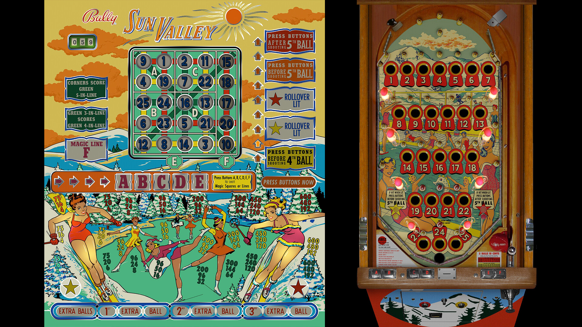 Bingo Pinball Gameroom - Bally Sun Valley on Steam