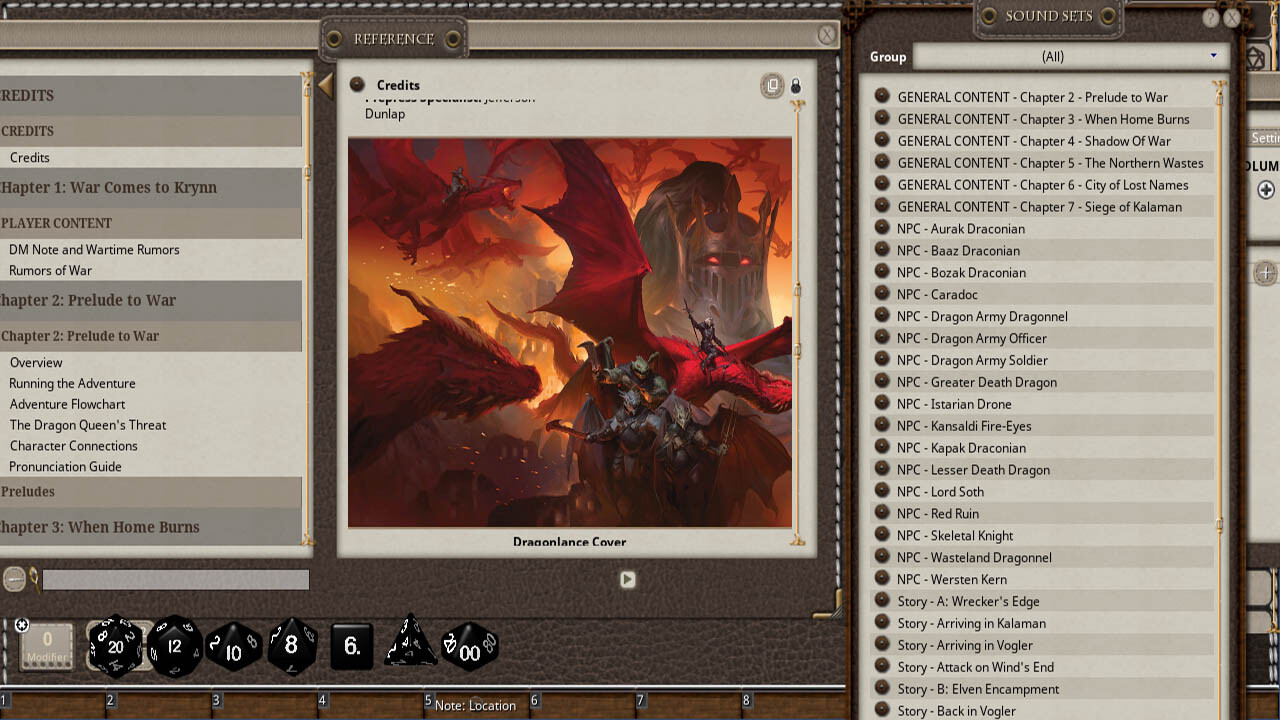 Fantasy Grounds - D&D Dragonlance Shadow of the Dragon Queen - Syrinscape Sound Link Pack on Steam
