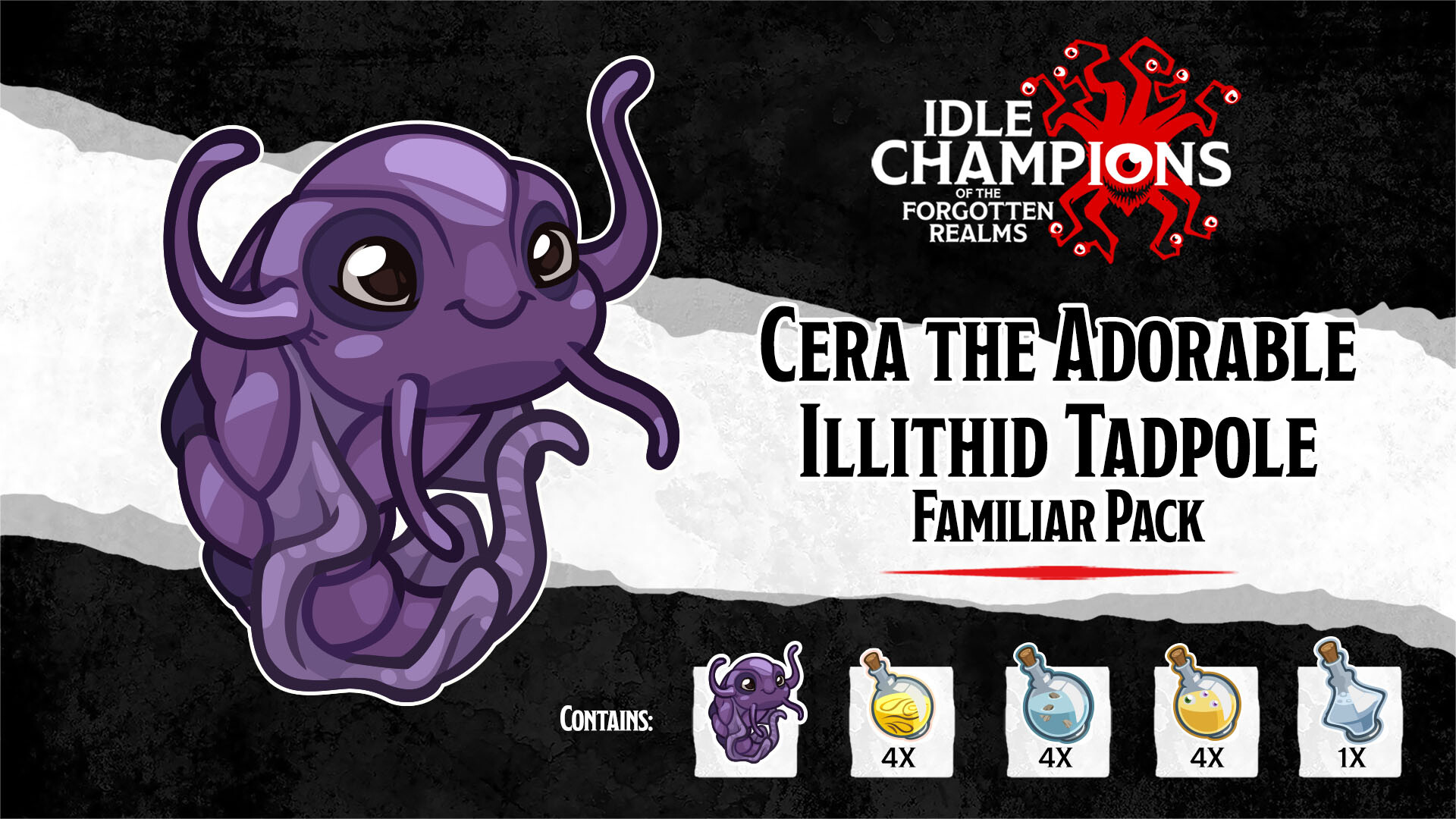 Idle Champions - Cera the Adorable Illithid Tadpole Familiar Pack ...
