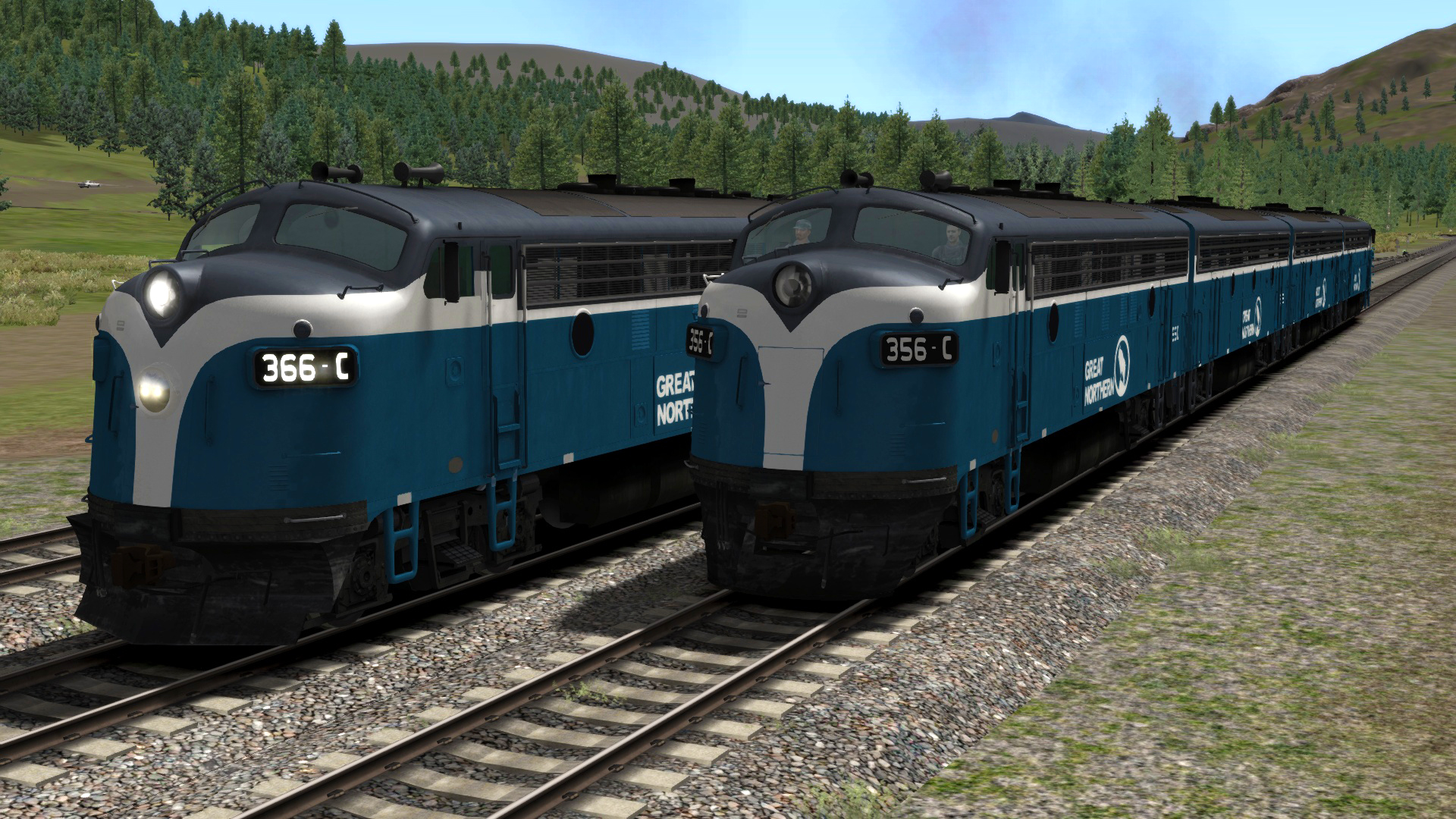 Great Northern F7 Big Sky Blue Add-on Livery on Steam