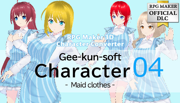 RPG Maker 3D Character Converter - Gee-kun-soft character 04 Maid ...