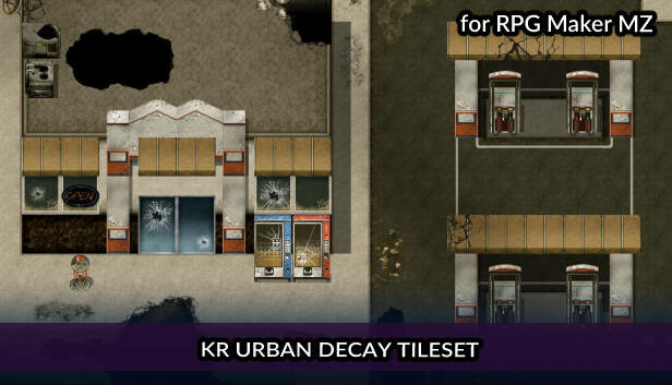 RPG Maker MZ - KR Urban Decay Tileset on Steam