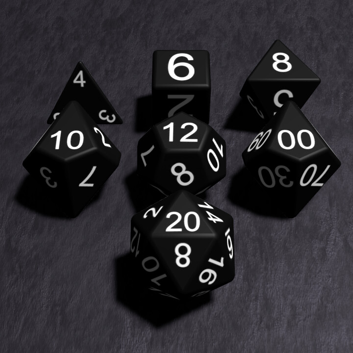 TDR Matte Black · True Dice Roller - Black Matte Dice Screenshots · SteamDB