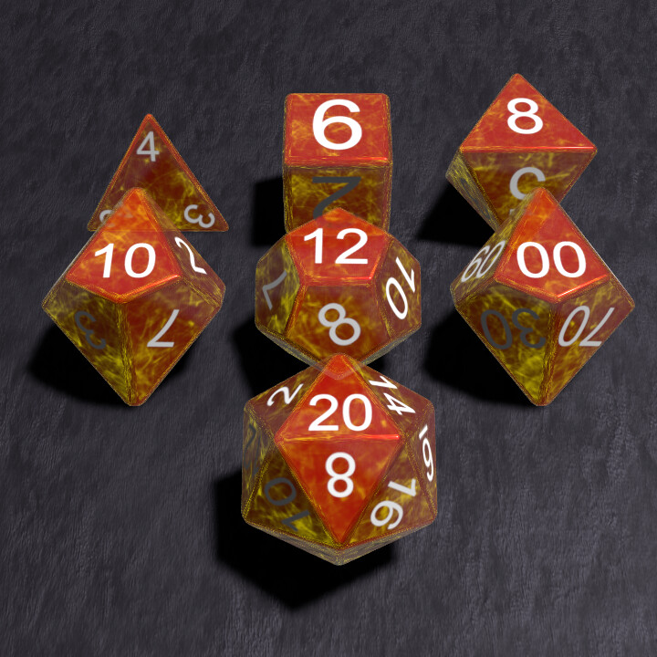 True Dice Roller - Sunburst Glass Dice on Steam