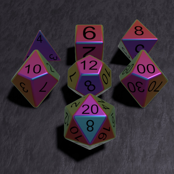 TDR Metal Fresnel Metal · True Dice Roller - Fresnel Metal Dice ...