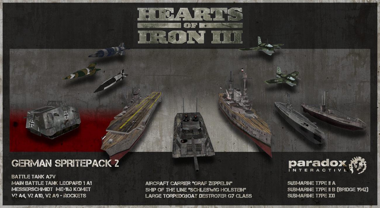 Hearts of Iron III DLC: German II Spritepack on Steam