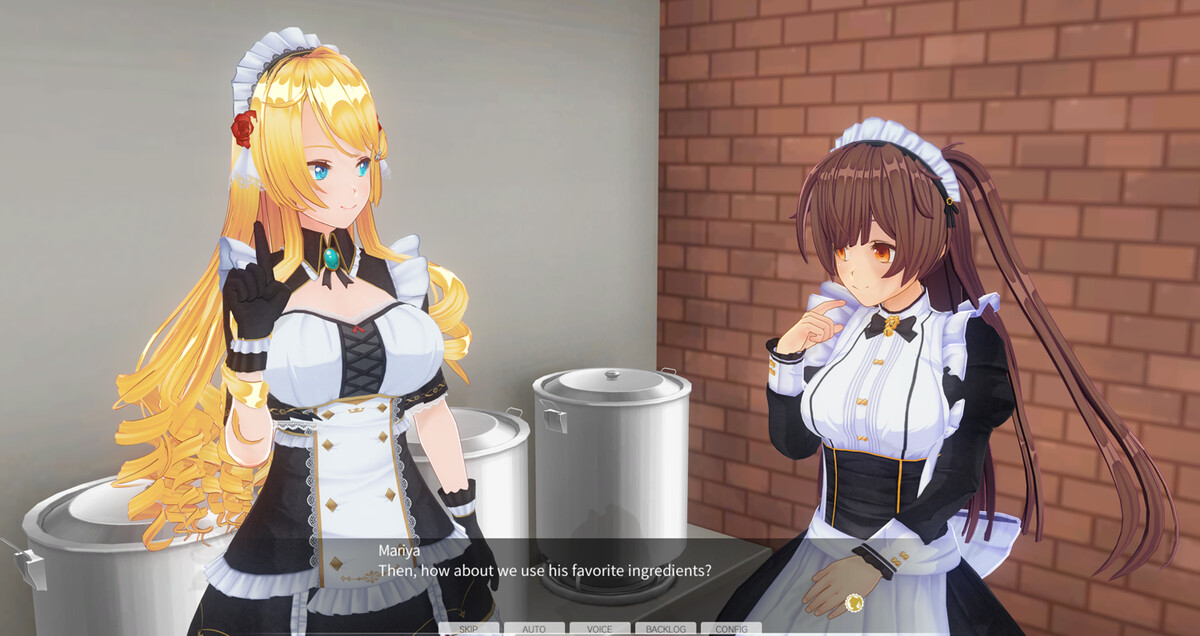 CUSTOM ORDER MAID 3D2 Overbearing and preppy girl maid GP-01 on Steam
