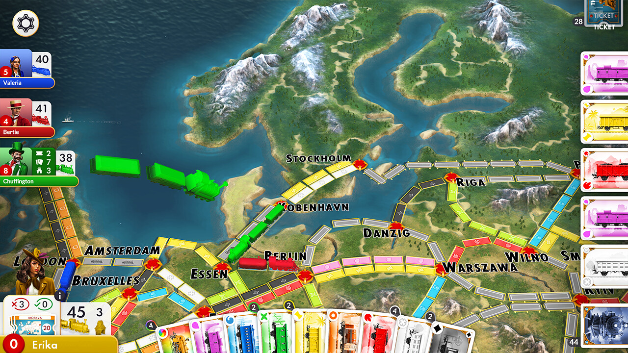 Ticket to Ride - Round the World Ticket Screenshots · SteamDB