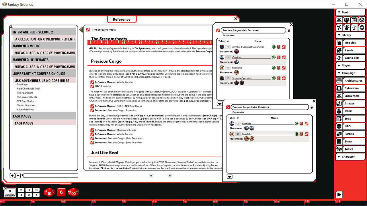 Fantasy Grounds - Cyberpunk RED - Interface RED Volume 2 on Steam