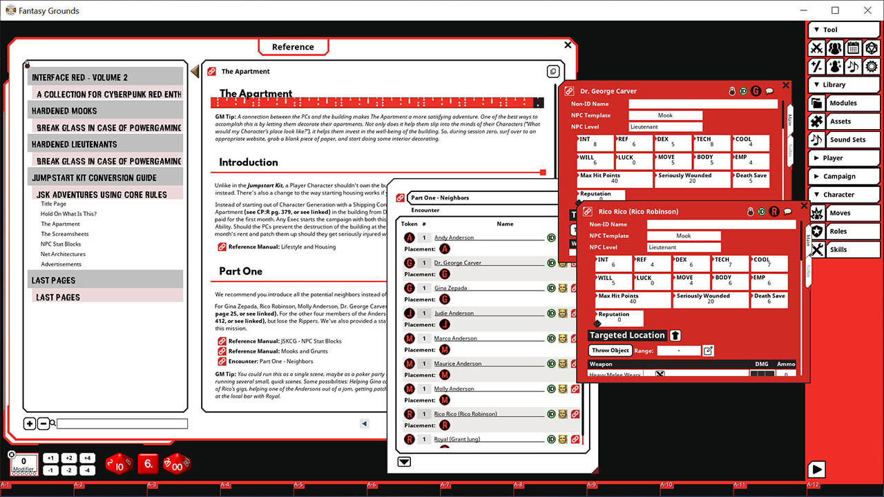 Fantasy Grounds - Cyberpunk RED - Interface RED Volume 2 on Steam