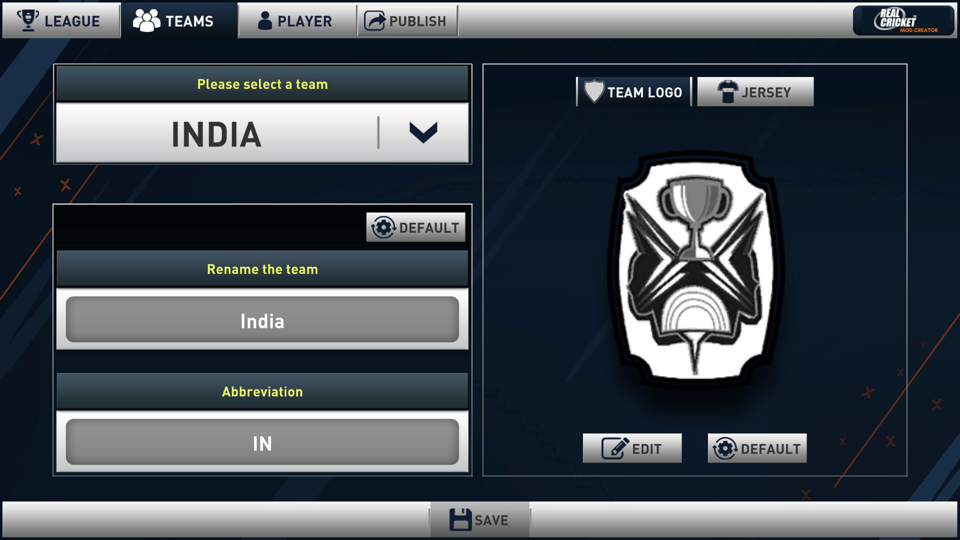 Real Cricket Mod Creator Screenshots · SteamDB