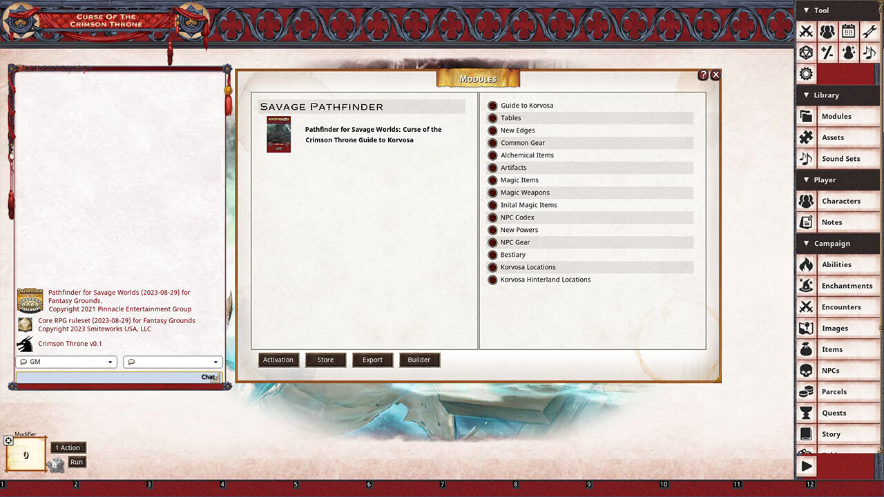 Fantasy Grounds - Pathfinder(R) for Savage Worlds: Guide to Korvosa on ...