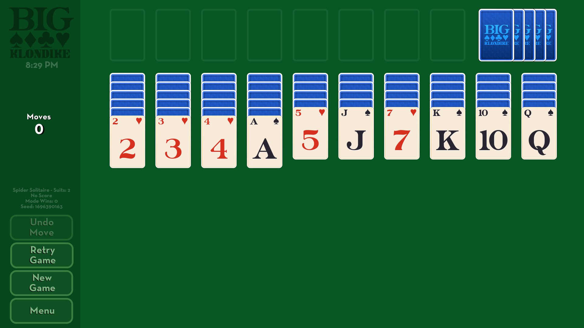 Big Klondike - Spider Solitaire on Steam
