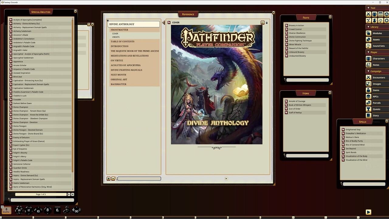 Fantasy Grounds - Pathfinder RPG - Pathfinder Companion: Divine ...