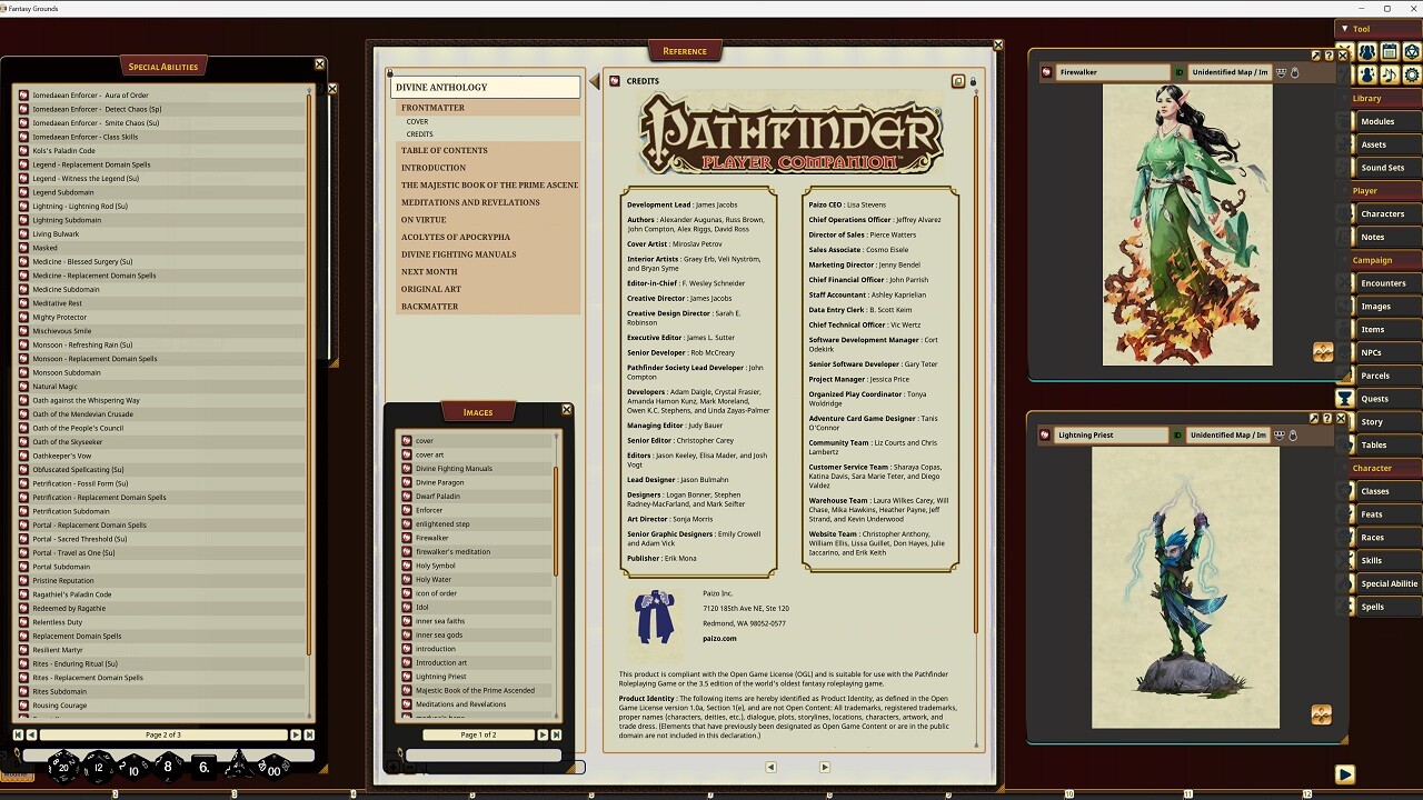 Fantasy Grounds - Pathfinder RPG - Pathfinder Companion: Divine ...