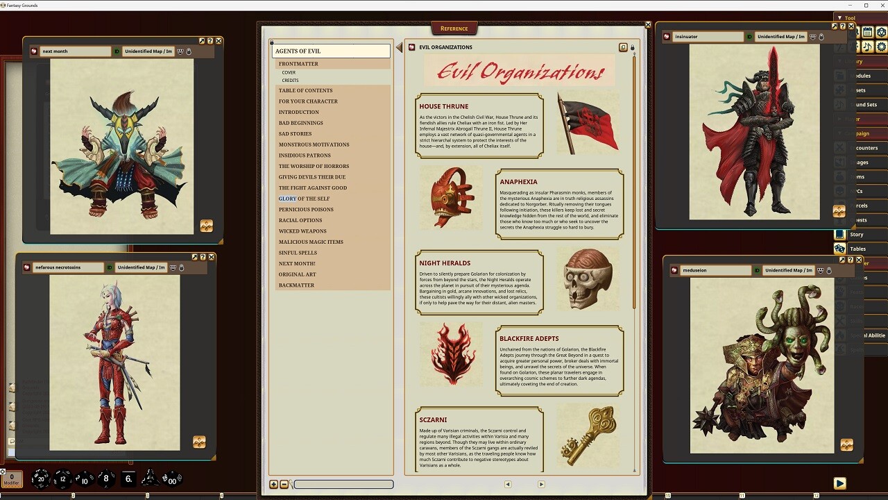 Fantasy Grounds - Pathfinder RPG - Pathfinder Companion: Agents of Evil ...