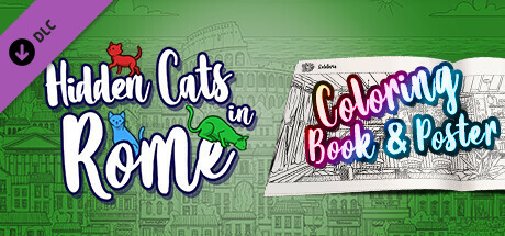 Save 10% on Hidden Cats in Rome - Printable PDF Coloring Book and ...
