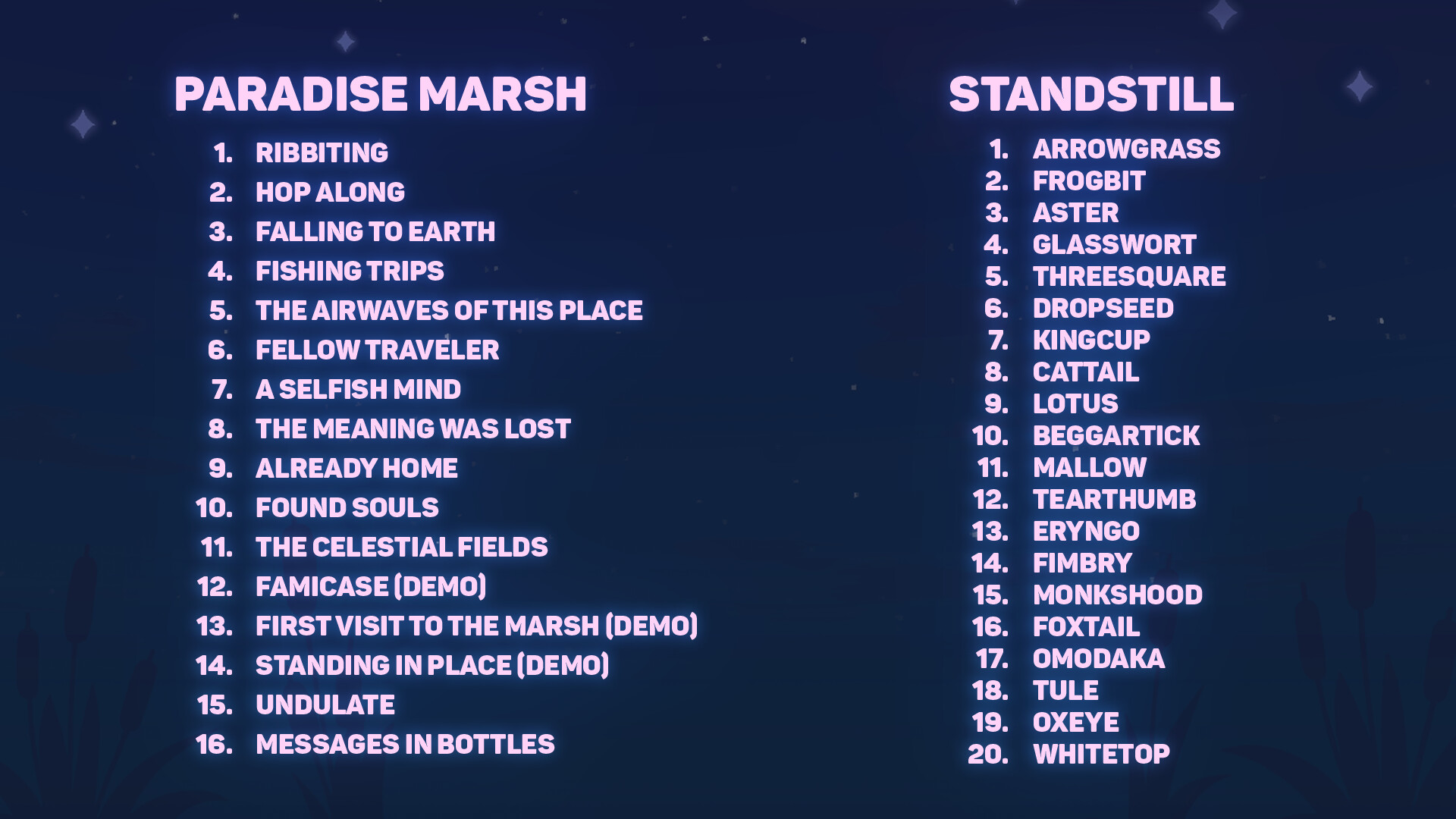 Paradise Marsh - Soundtrack on Steam