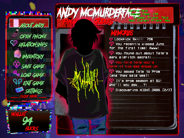 Slasher U: An 18+ Horror Movie Dating Sim, Act 1 Screenshots · SteamDB