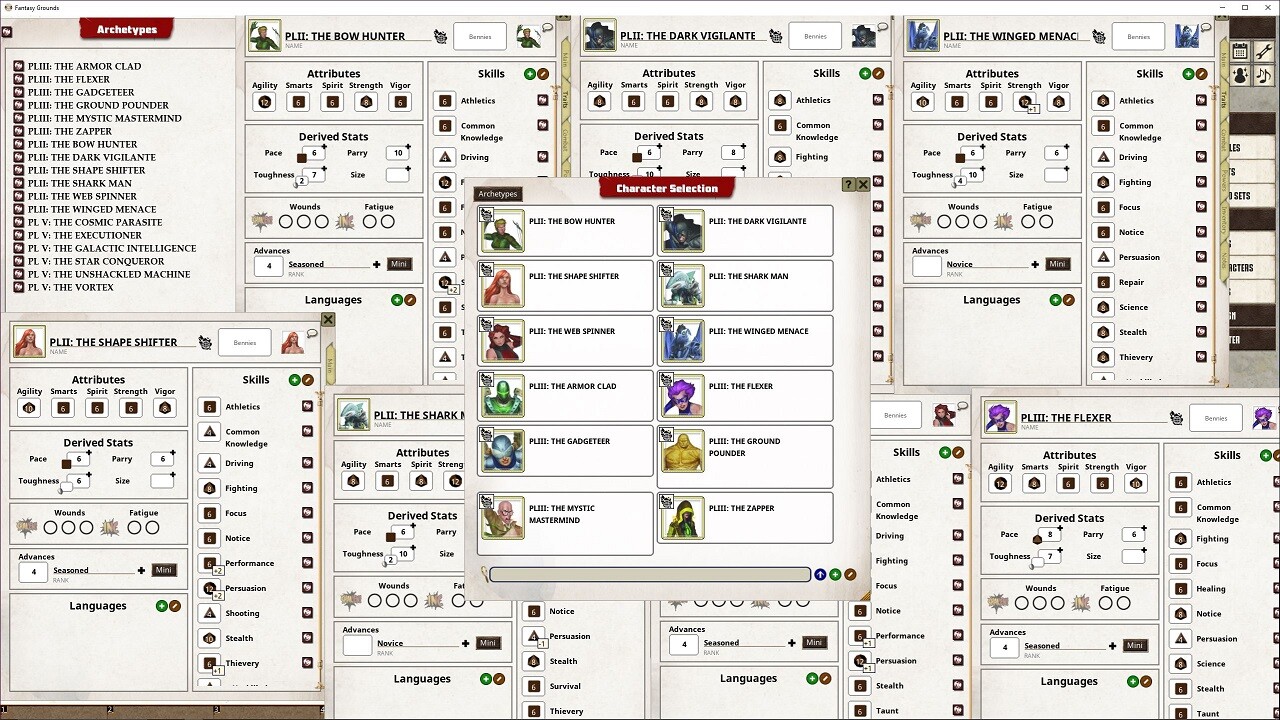Fantasy Grounds - Necessary Evil Archetype Cards on Steam