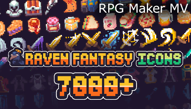 RPG Maker MV - Raven Fantasy Icons - 7000+ Steam Charts · SteamDB