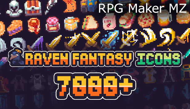 RPG Maker MZ - Raven Fantasy Icons - 7000+ on Steam