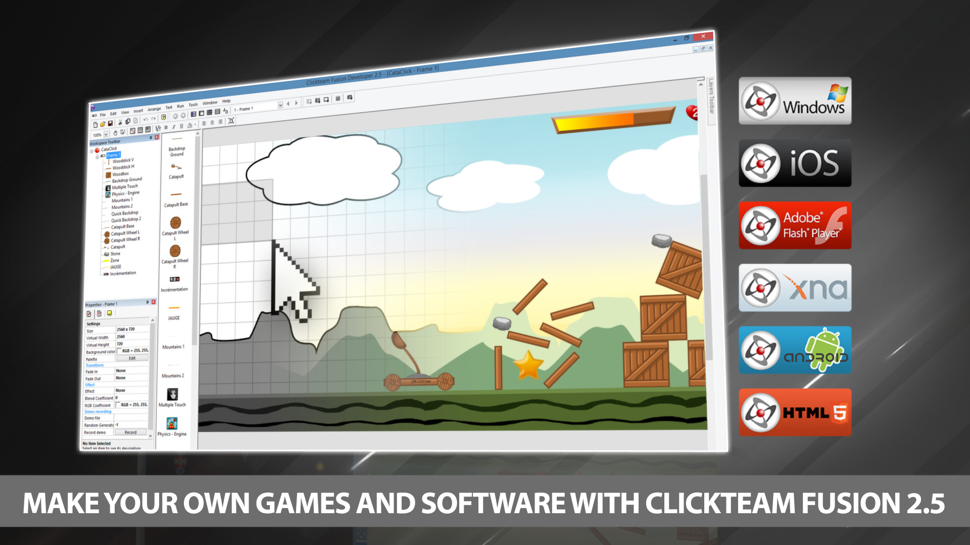 HTML5 Exporter for Clickteam Fusion 2.5 on Steam