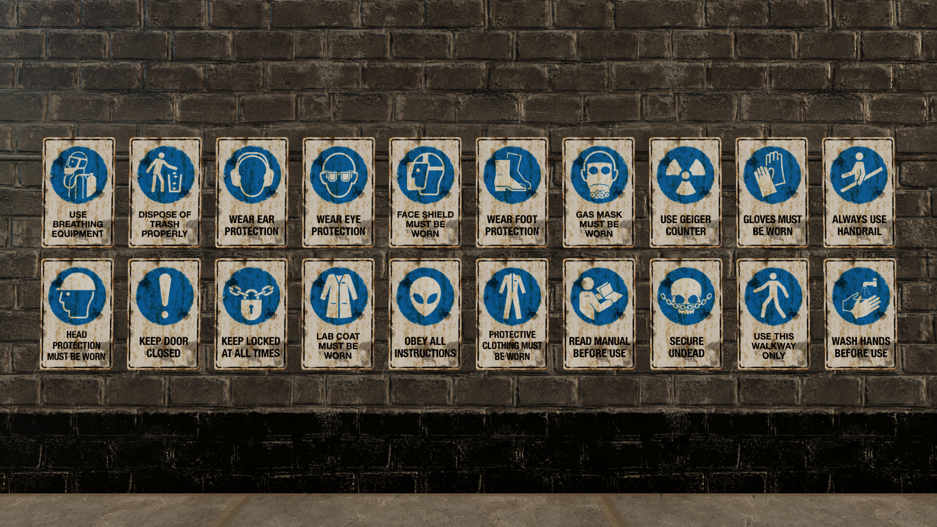 GameGuru MAX Modern Day Asset Pack - Hazard Signs Screenshots · SteamDB