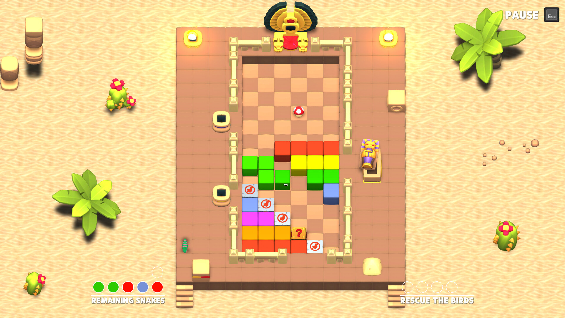 Snaketris: Rescue 'em all on Steam