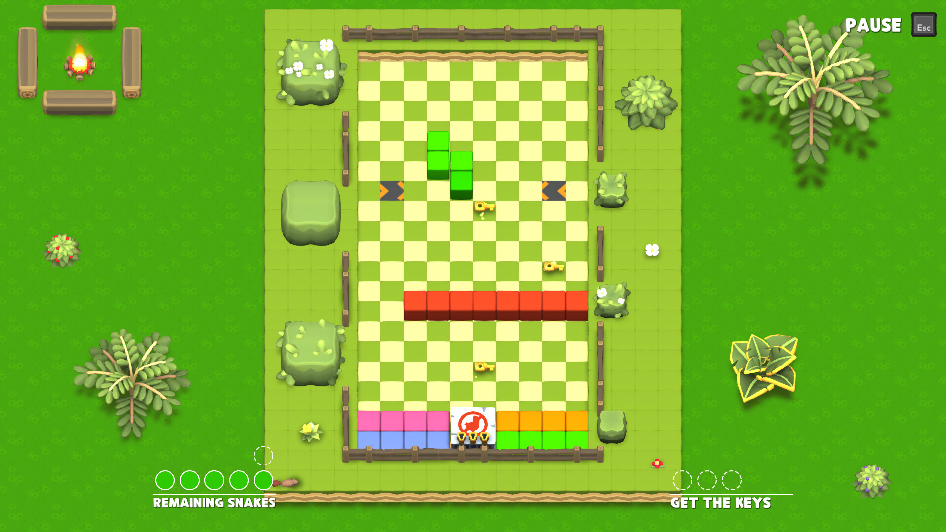 Snaketris: Rescue 'em all on Steam