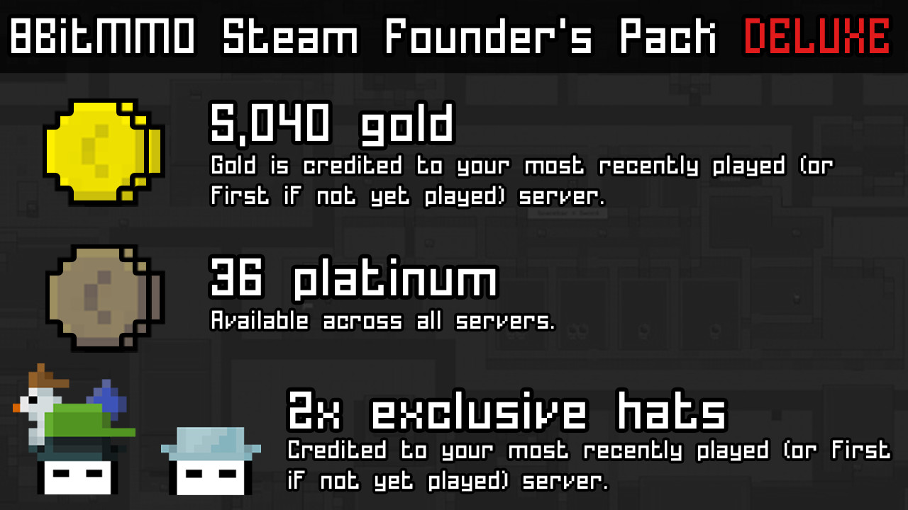 8BitMMO Steam Founder's Pack Deluxe on Steam