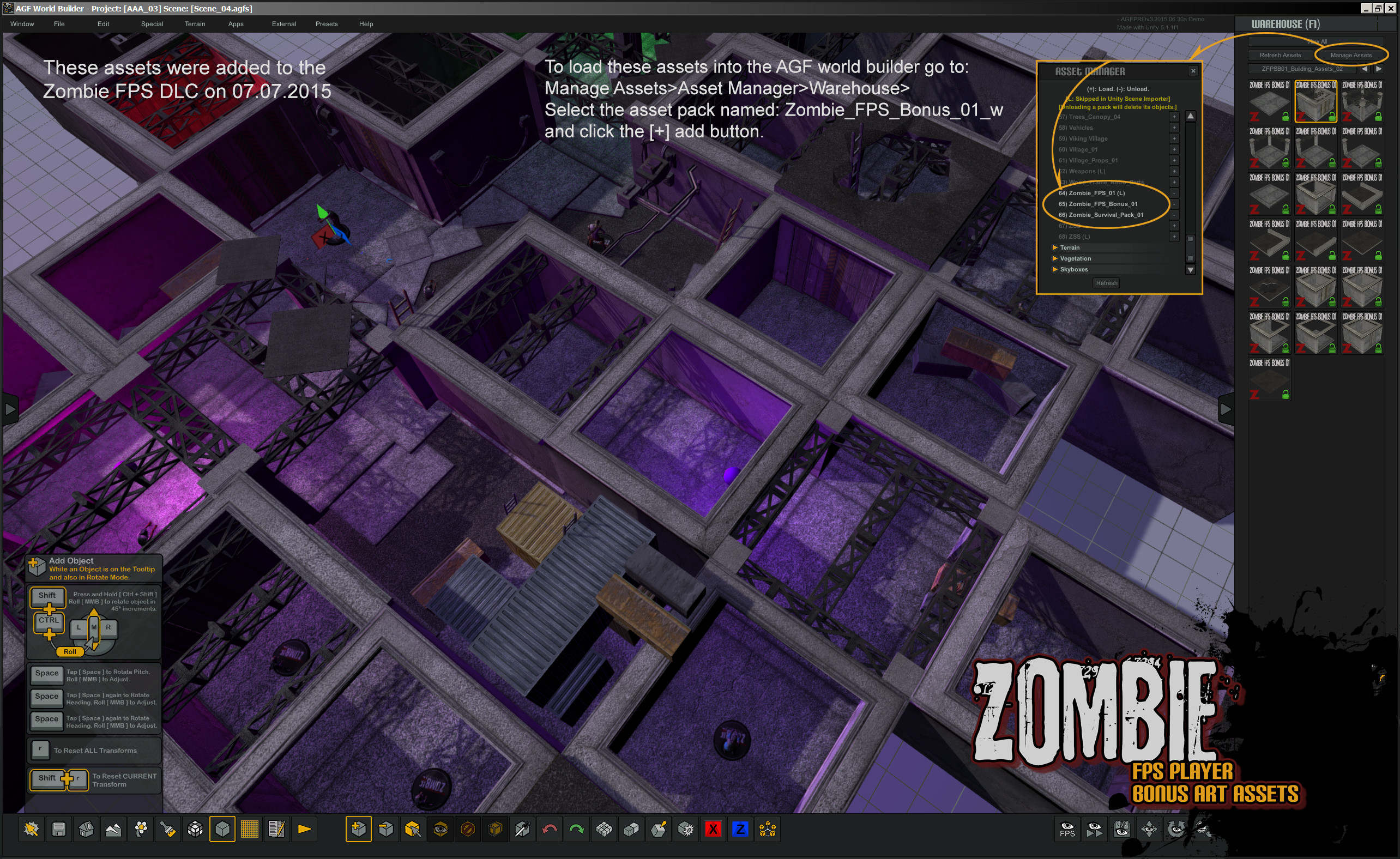 AGFPRO - Zombie FPS Player · Axis Game Factory's AGFPRO Zombie FPS ...