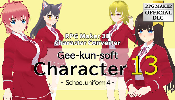 RPG Maker 3D Character Converter - Gee-kun-soft character 13 school ...