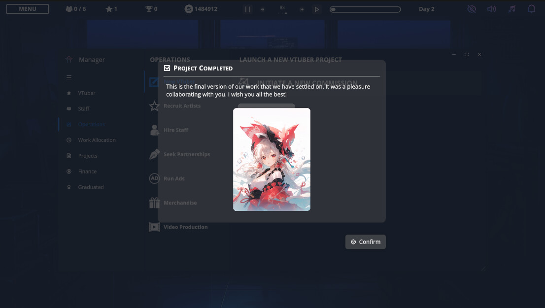 VTuber Manager on Steam
