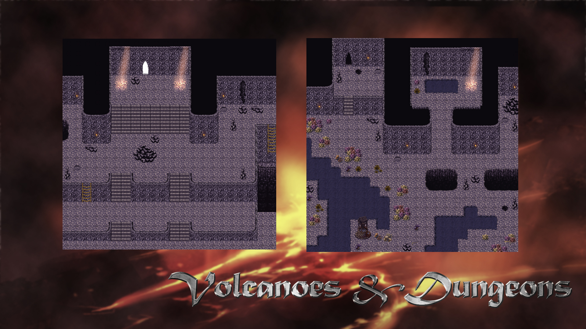 RPG Maker VX Ace - Dungeons and Volcanoes Tile Pack on Steam