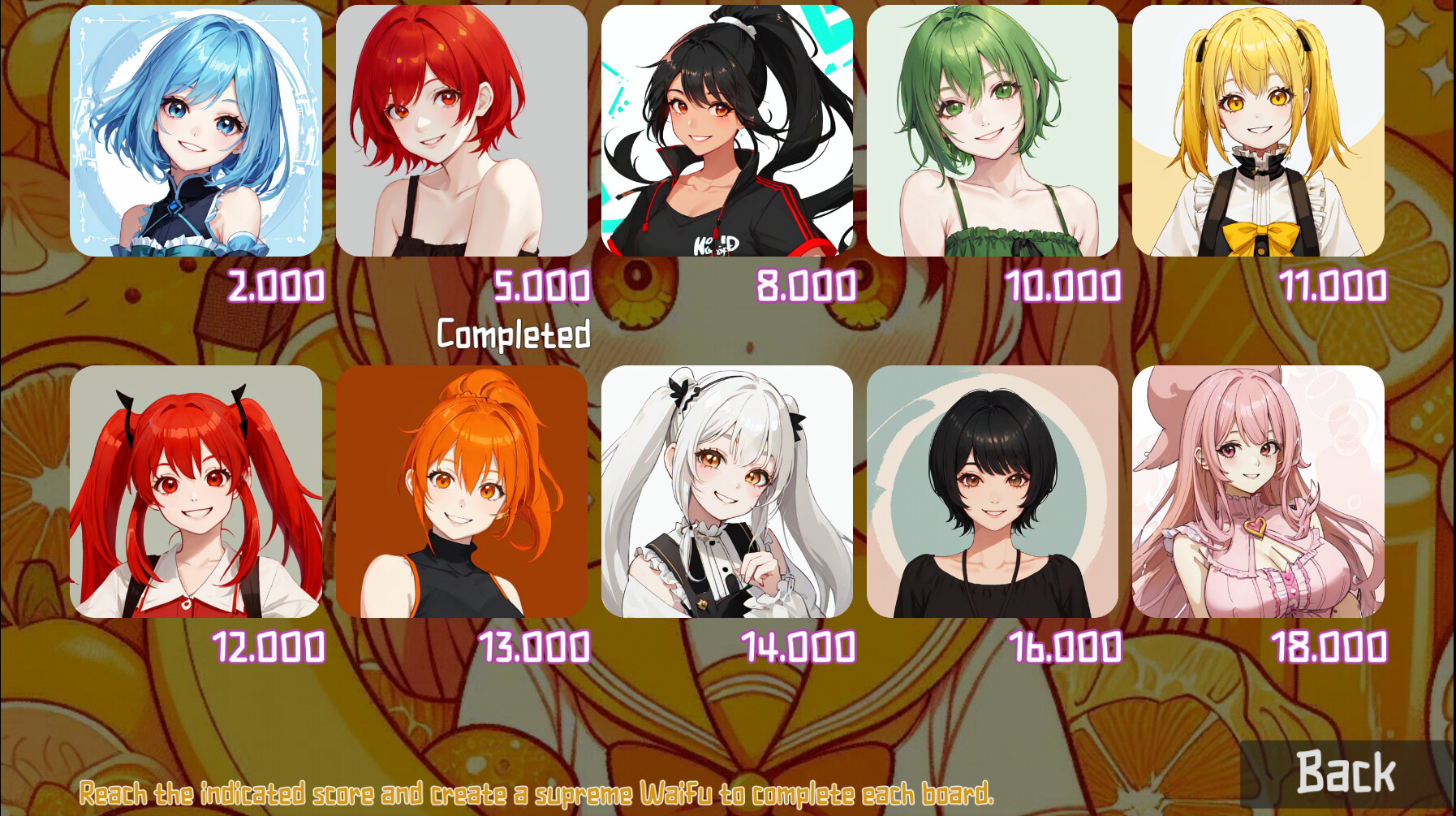 The Waifu Game on Steam