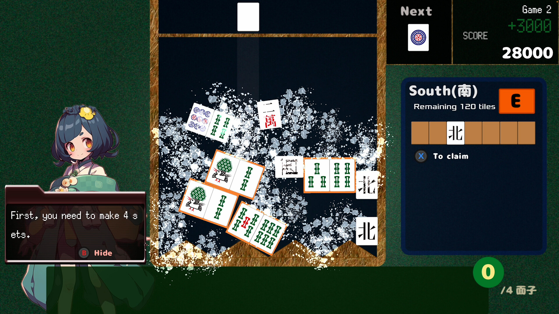 Drop Mahjong tiles on Steam