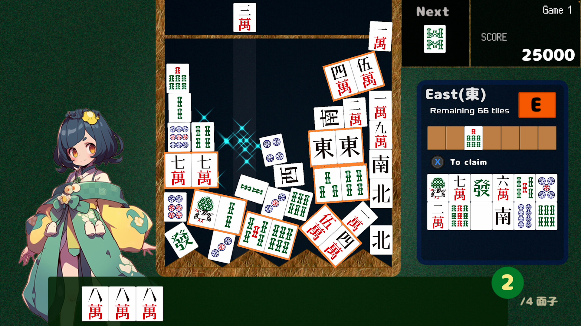 Drop Mahjong tiles on Steam